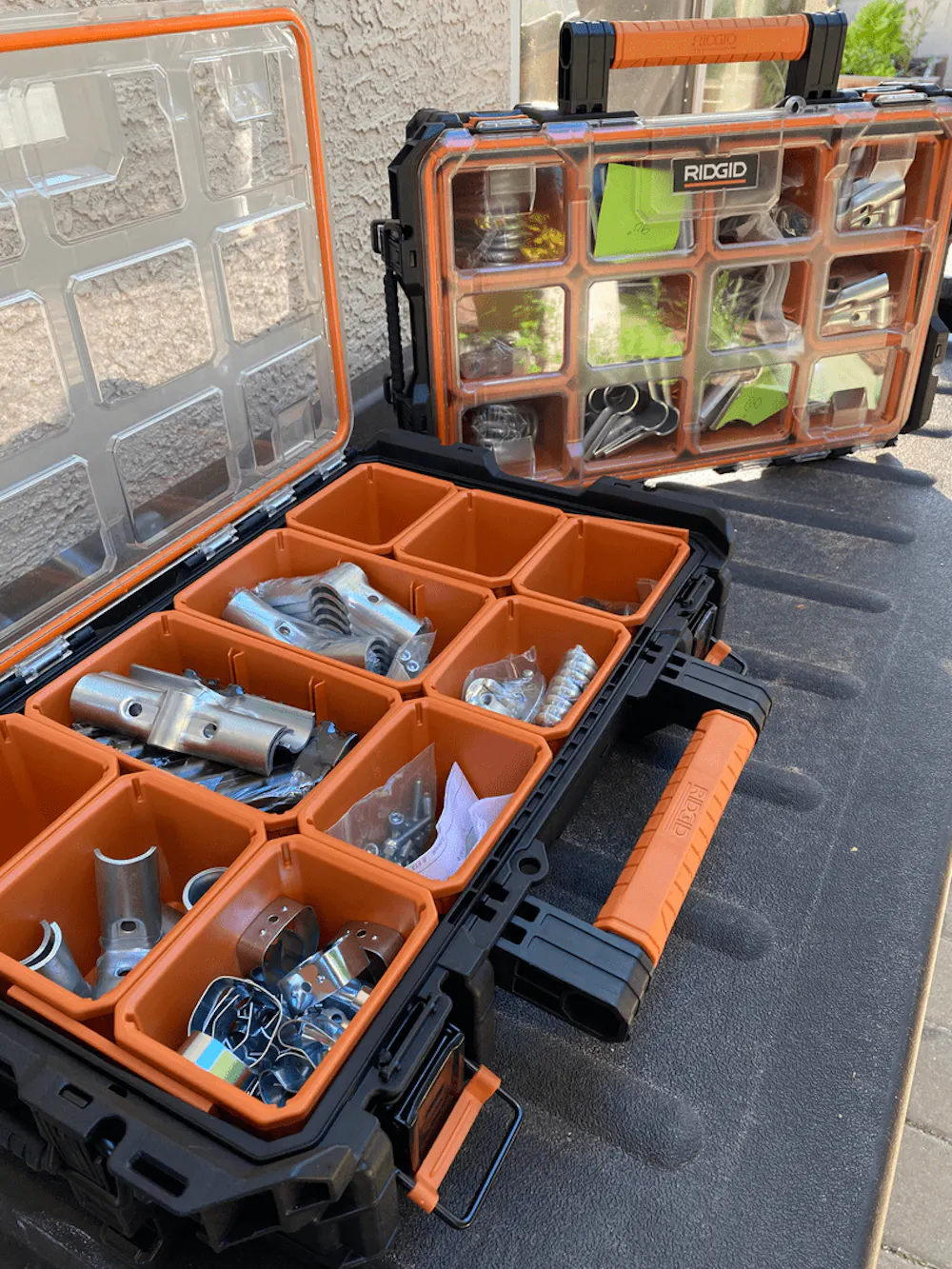 This is a cool storage idea from Frank!...