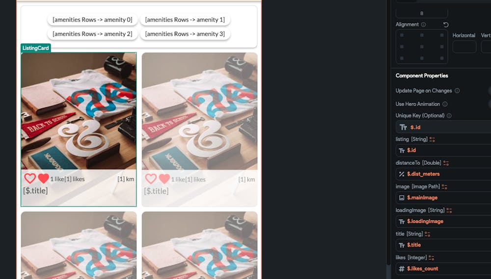 How to use unique key of component to update a specific component?