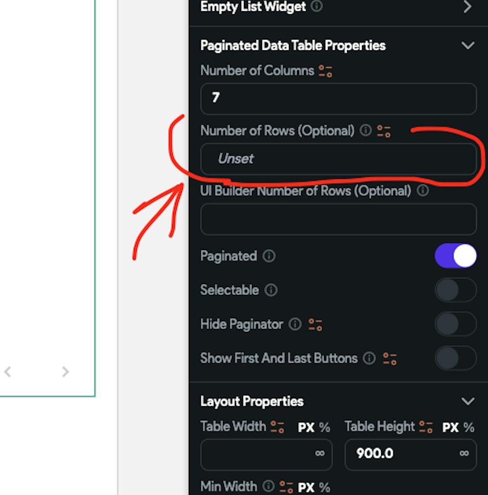 Dynamic Row Index. Data Table