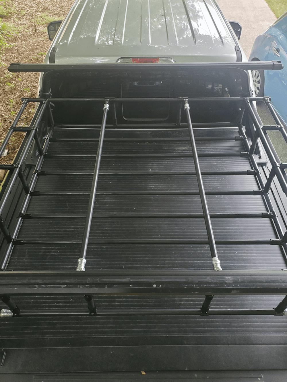 Cargo rack complete after adding hinged tailgate a...