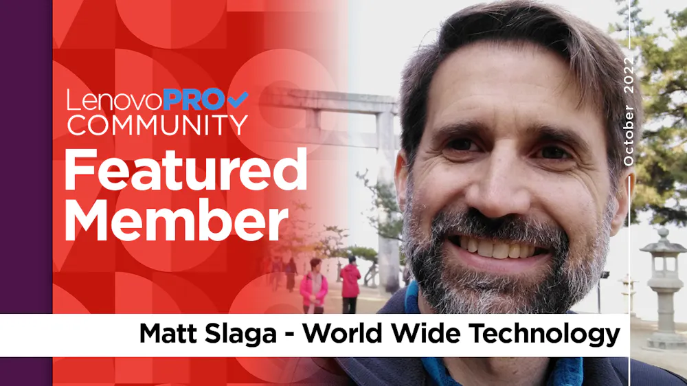 October Featured Community Member: Matt Slaga