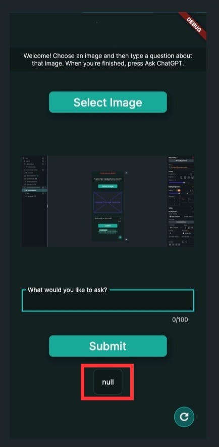 Trying To Make Default Variable Empty Instead Of Null Before My Api Triggers A Text Response 