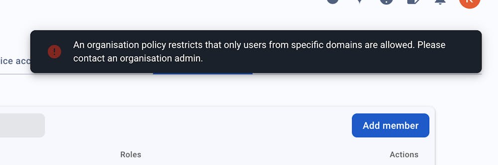 Permission issue when adding firebase@flutterflow.io as EDITOR in firebase Permission issue when adding firebase@flutterflow.io as EDITOR in firebase
