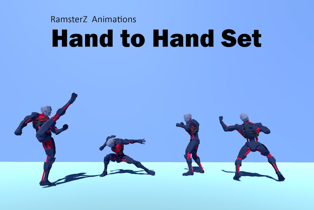 [Unity] (Game Dev Asset) Hand to Hand Set [Free]