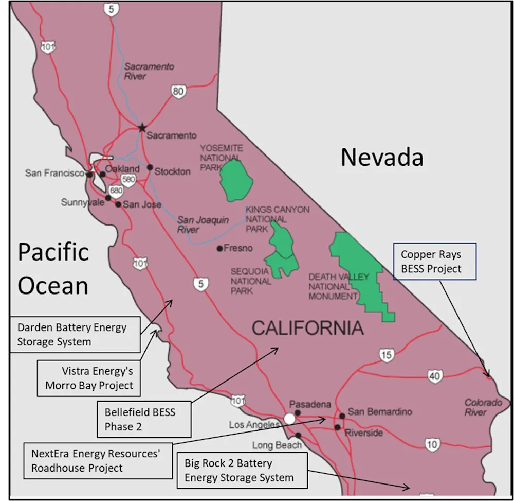 Six Largest Western U.S. BESS Projects