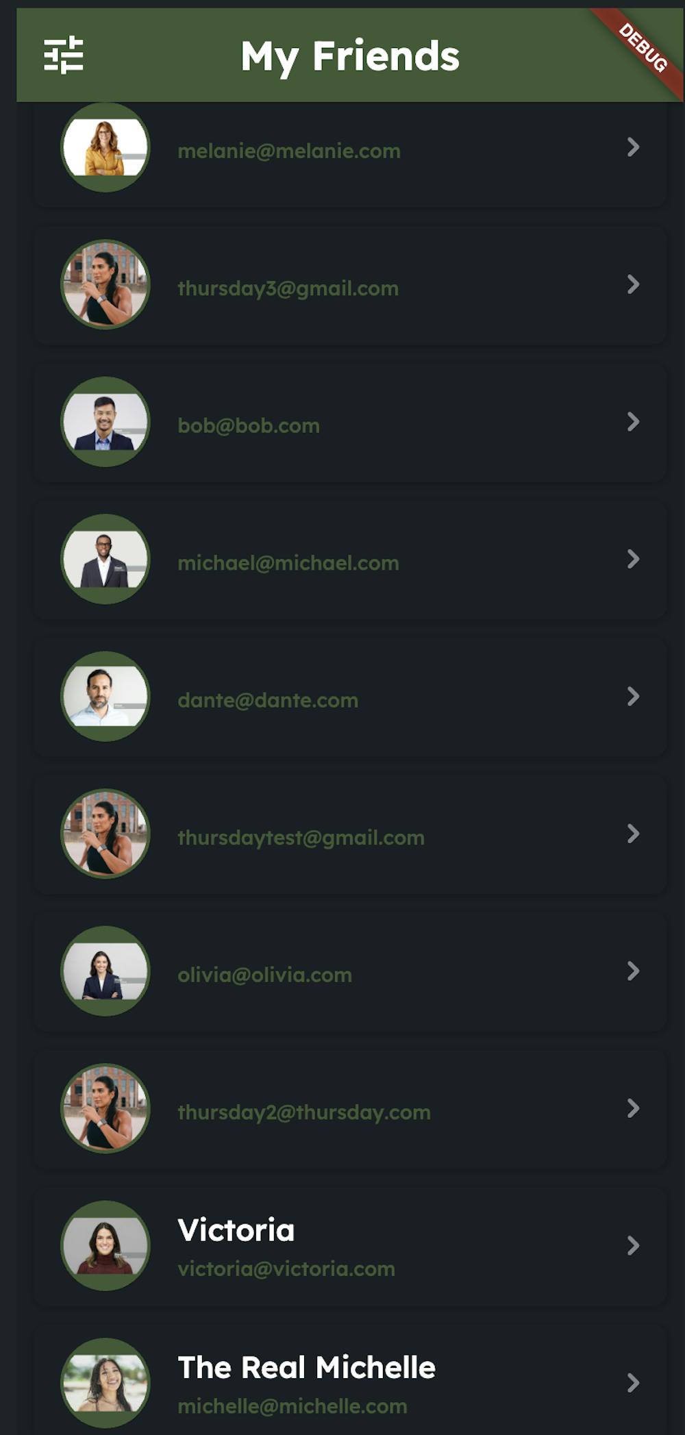 Creating A Simple List To Show Profiles Of Uids In A Specific Document