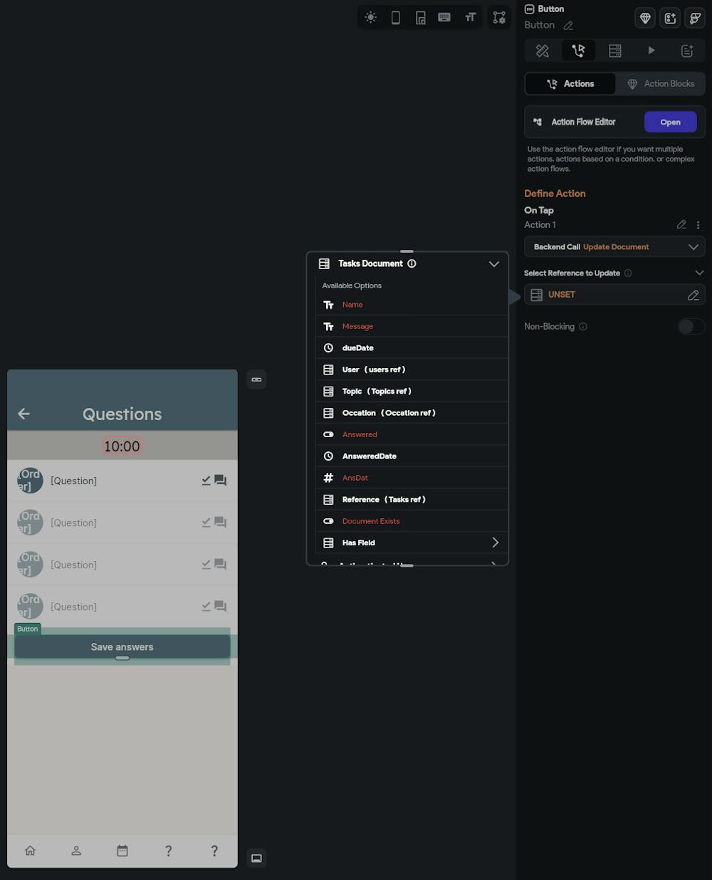 Cant update an boolean on a button action