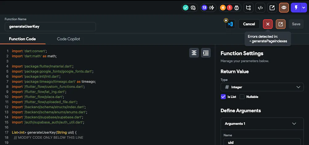 Annoying Bug in Custom Code Page