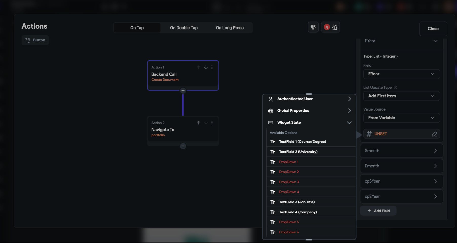 Issue with dropdown with numeric values