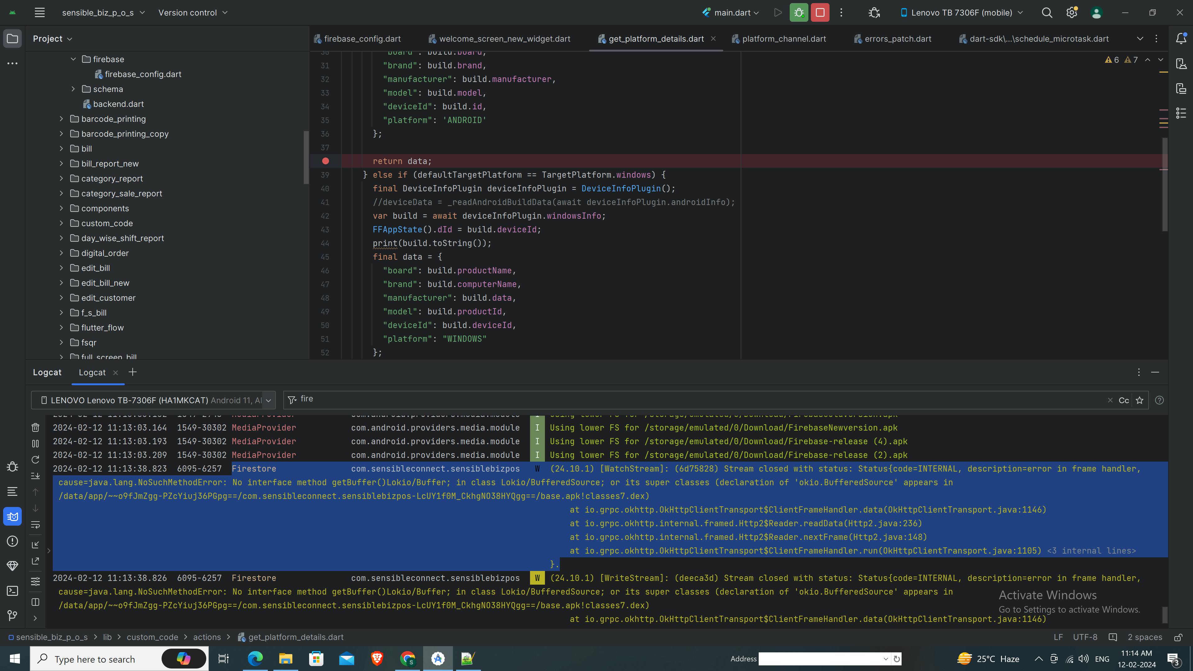 No interface method getBuffer()Lokio/Buffer; in class Lokio/BufferedSource;