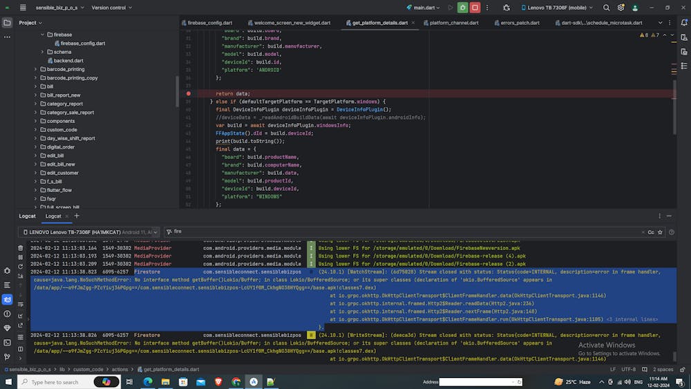 No interface method getBuffer()Lokio/Buffer; in class Lokio/BufferedSource;