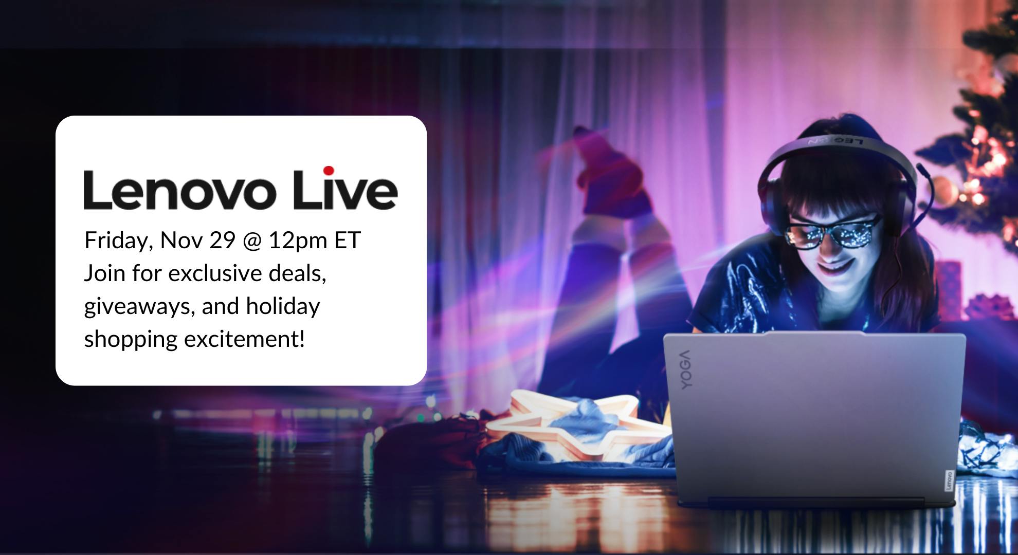 Lenovo Live - Black Friday Event
