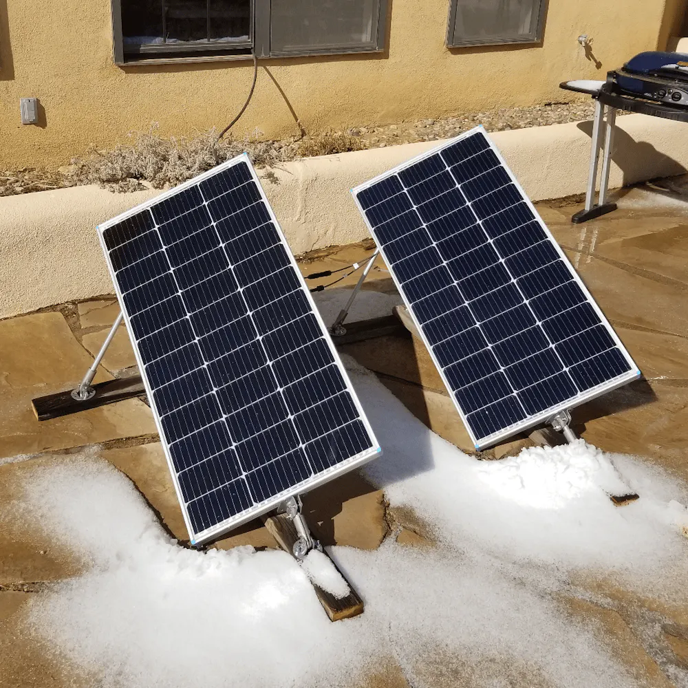 Jim recently shared a great solar panel stand that...