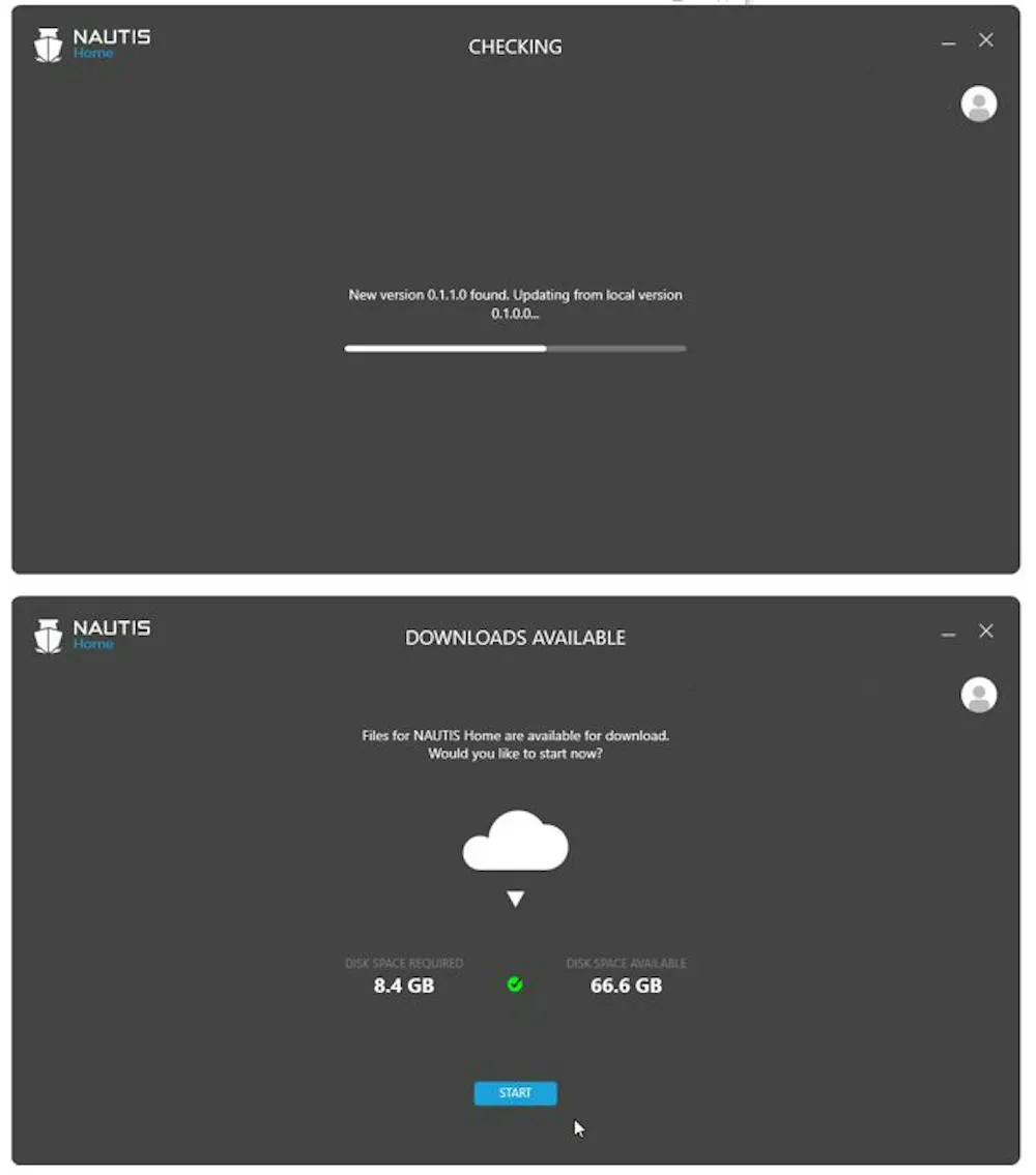 NAUTIS Home version 0.1.2.0.
