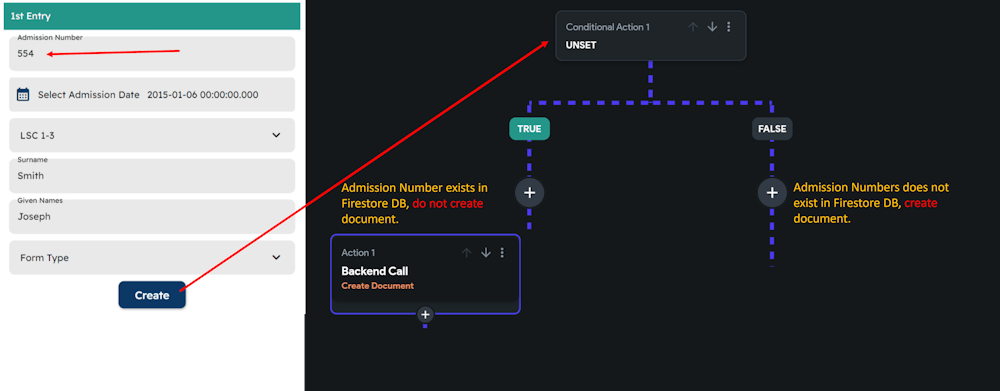 Search Firestore for existing record
