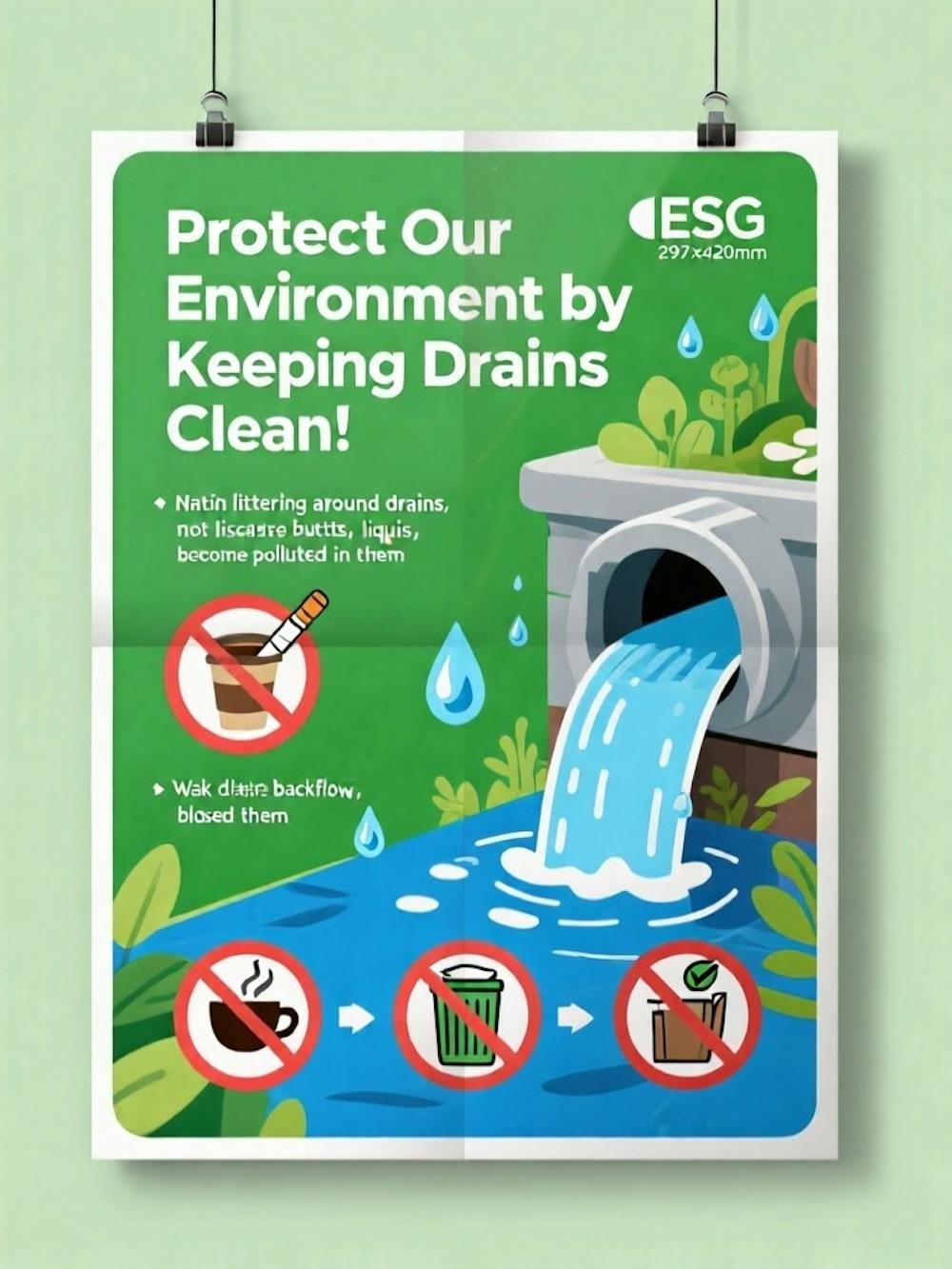 젠스파크를 이용한 ESG poster 작성하기