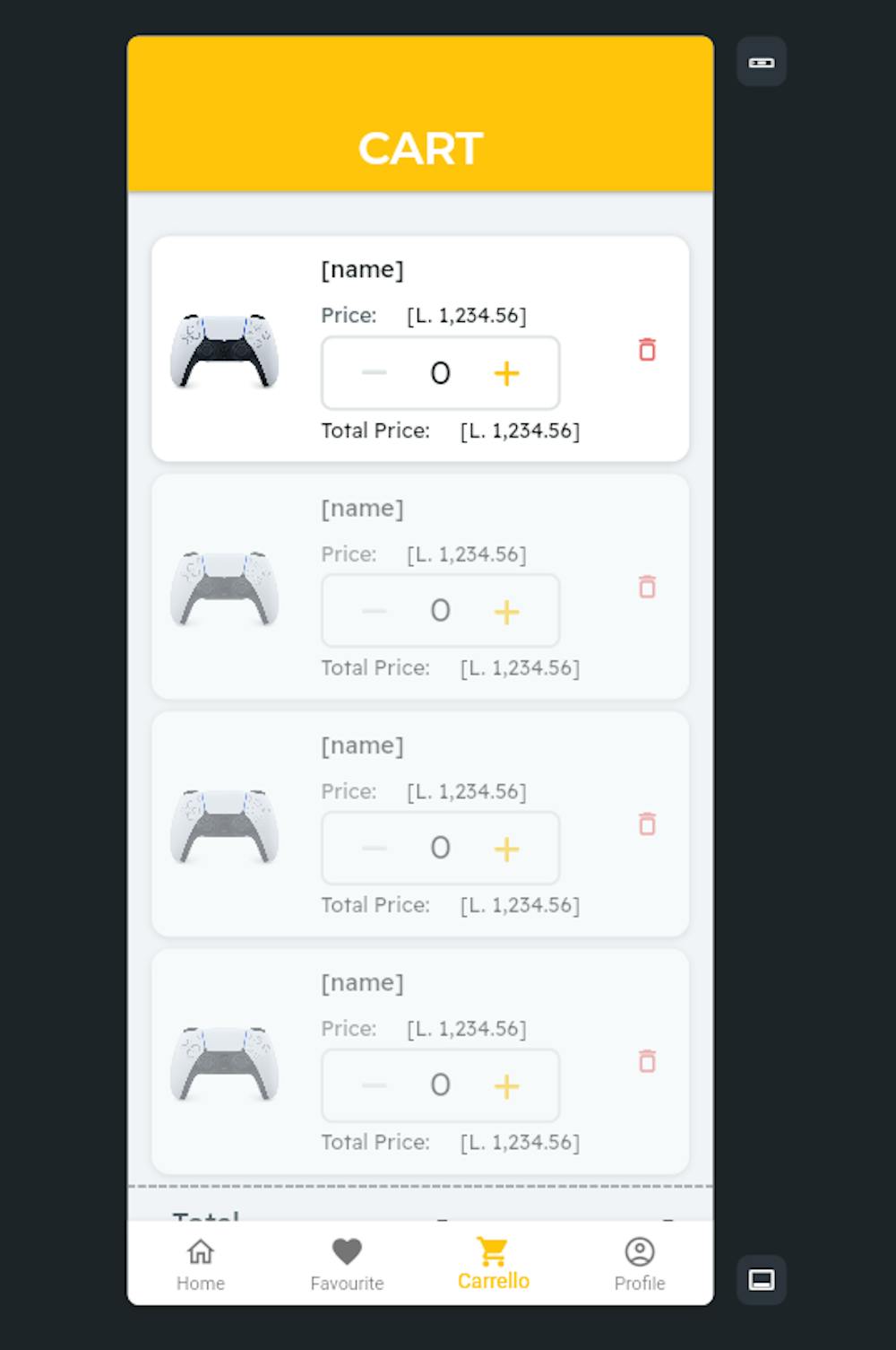 How set count controller in cart page