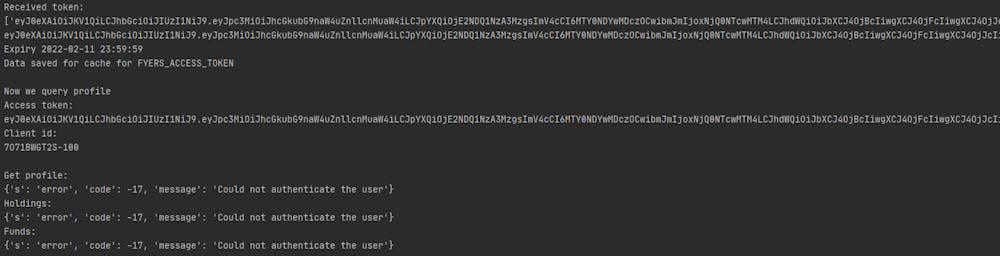Fyers Api V2 Issues Could Not Authenticate The User
