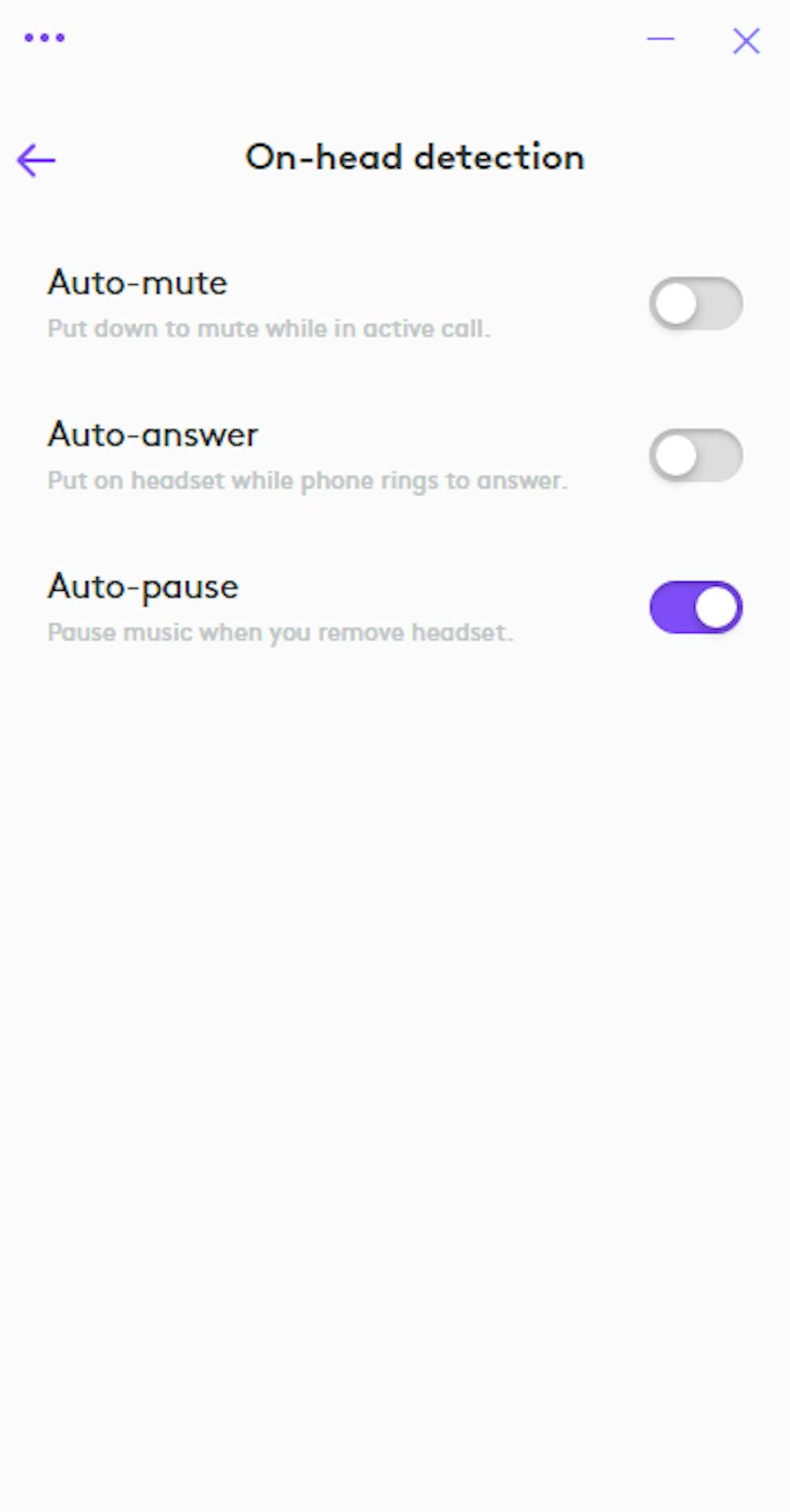 How does on-head detection work on the Zone Wireless 2 headset