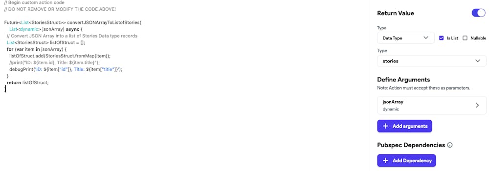 Easiest way to access/log to Developer.Log in FlutterFlow?