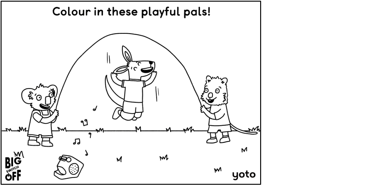 Screen-free activities for the Big Switch Off on Yoto Space