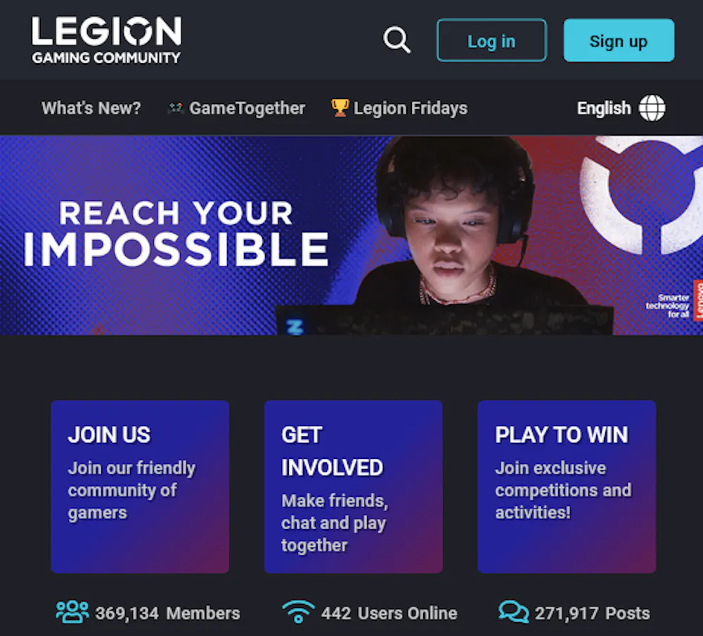 What is this other Legion Gaming Community?