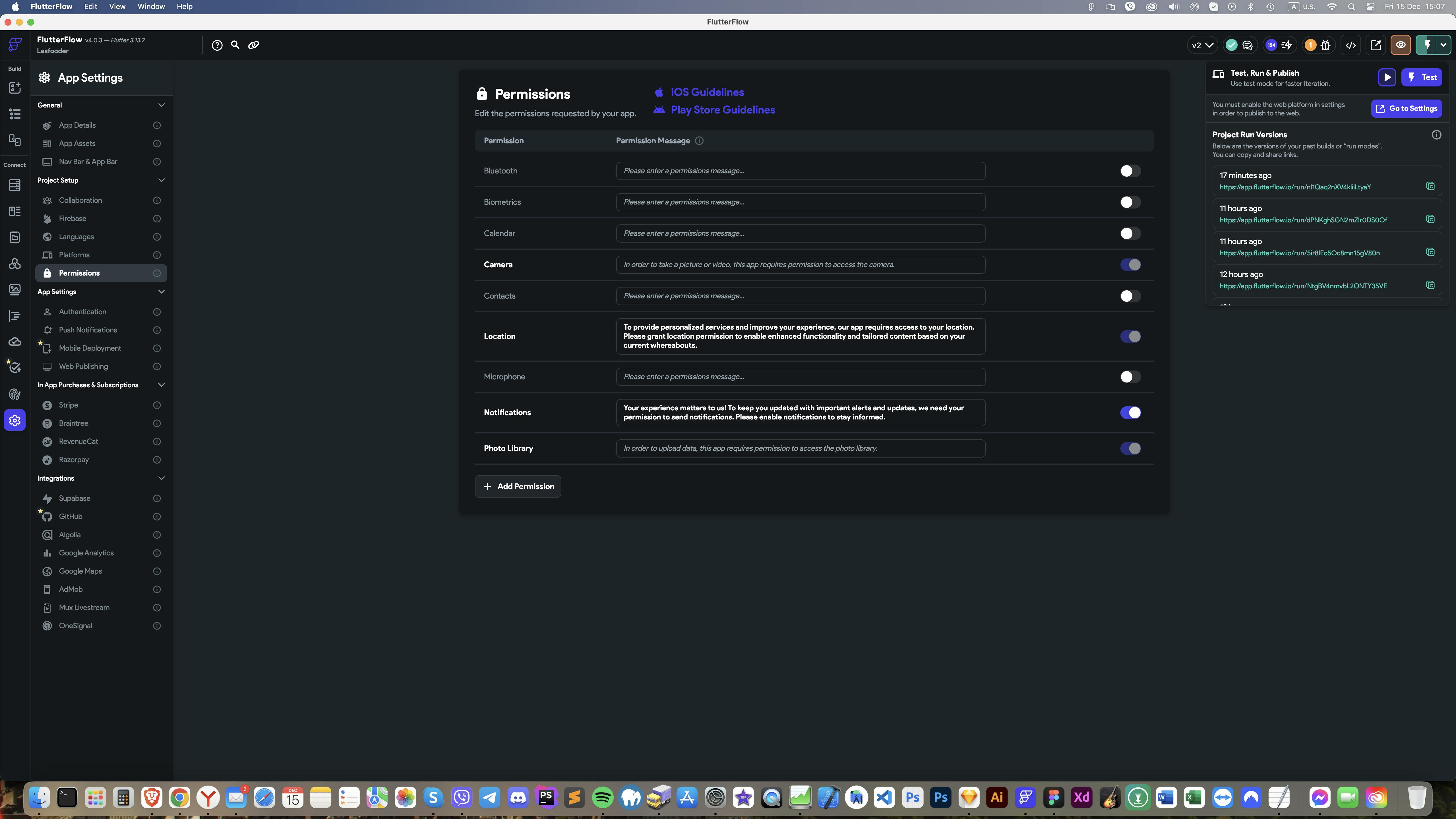 Current device location