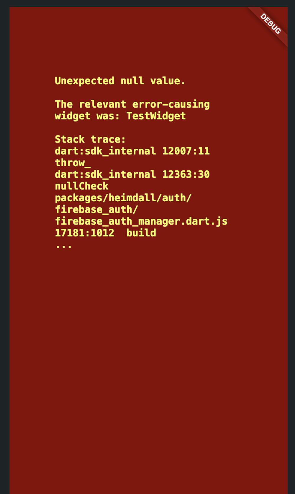 Handle error backend query