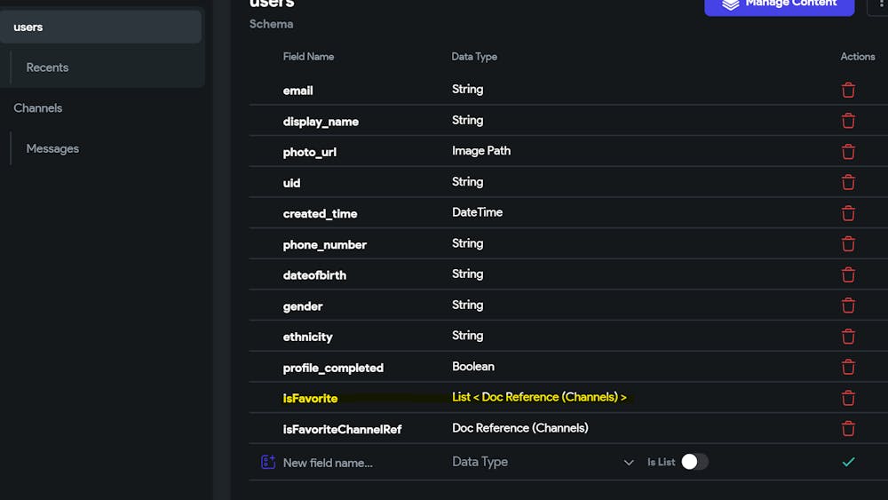 Optimizing 'Favorites' tab