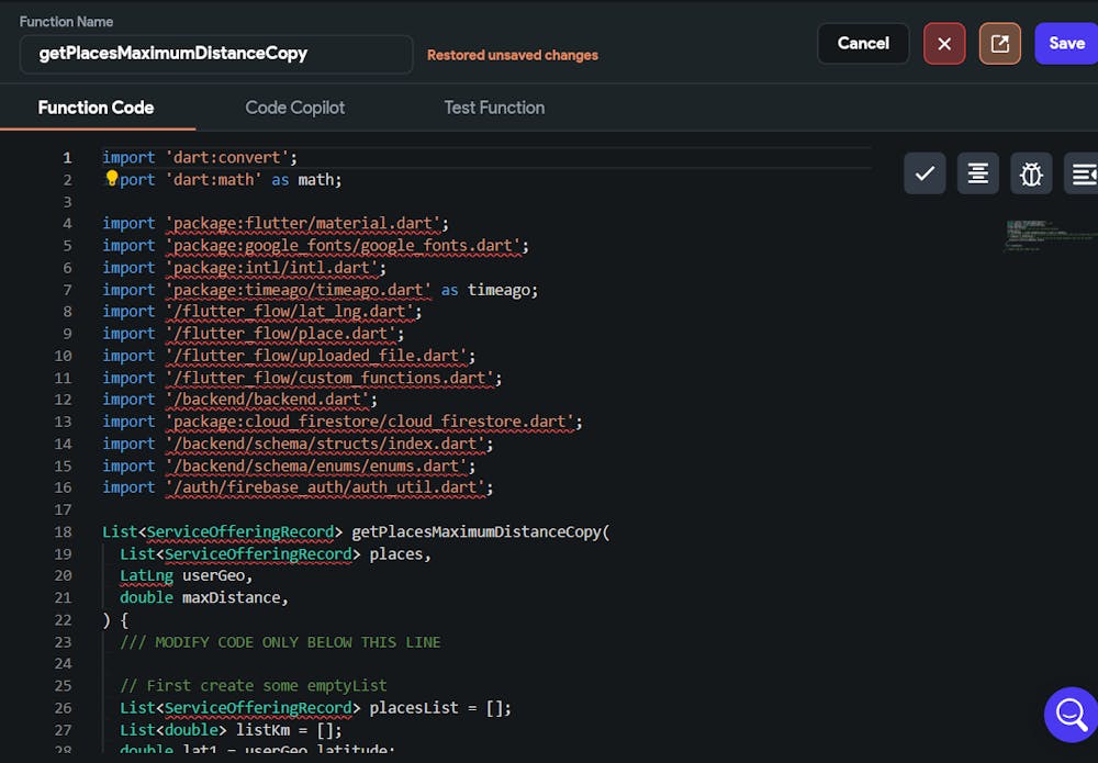 Custom function does not recognize document reference as a valid datatype